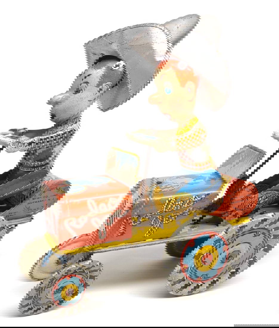 Unique Art Rodeo Joe Wind-up Crazy Car Toy Auction