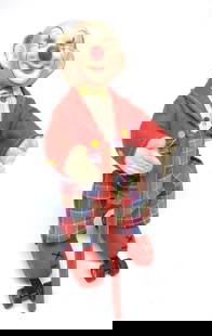 Schuco "rolly" Toy Monkey & Clown