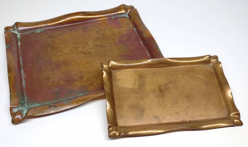 2 Tiffany & Co Wedding Invitation Trays