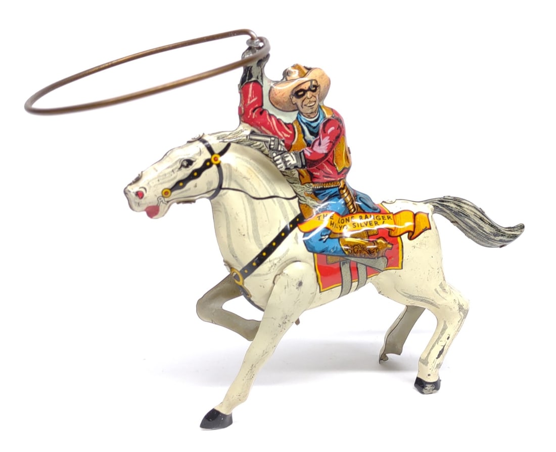1940s Marx Lone Ranger Range Rider Tin Toy Auction