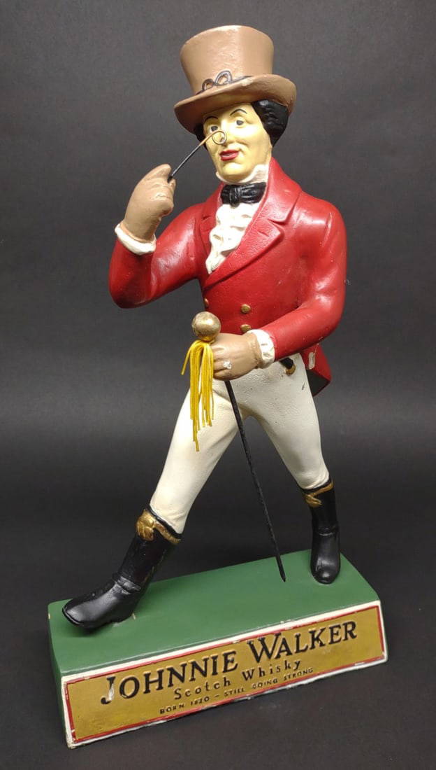 Johnnie Walker Whisky Advertising Figure Display - Jan 20, 2024 ...