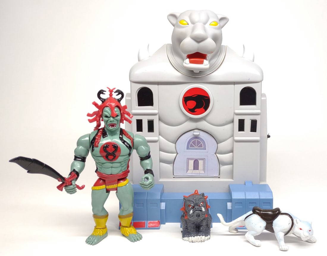 1980s Thundercats Mini Lair & Action Figures Auction