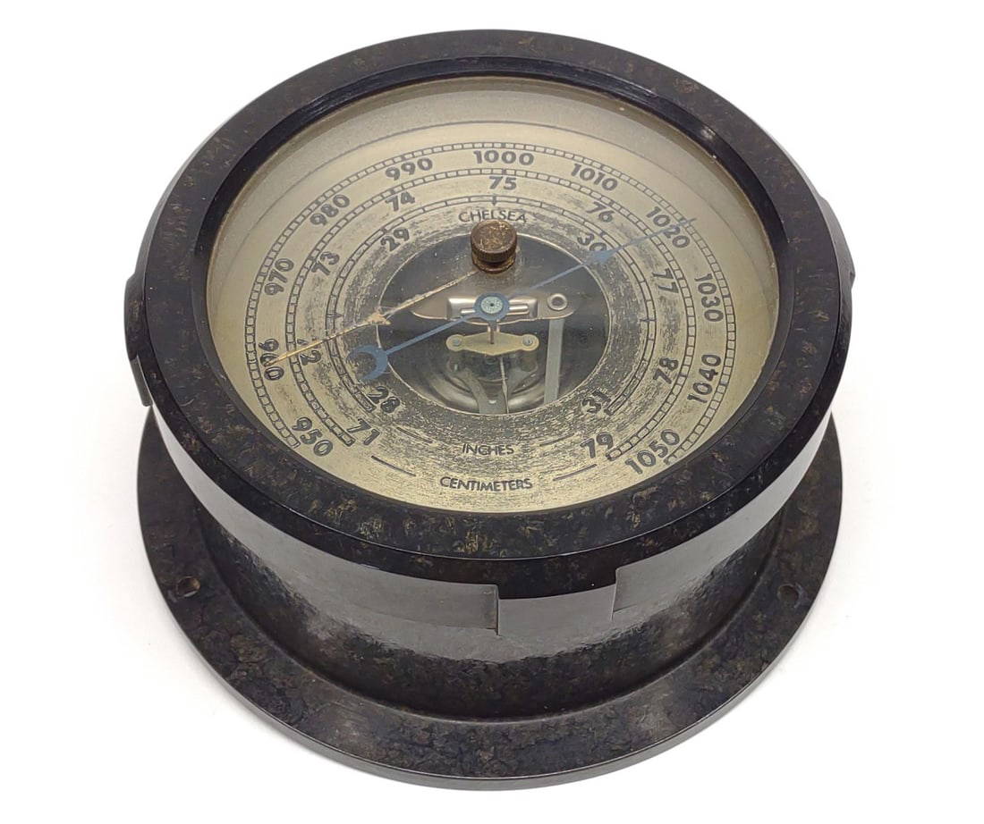Vintage Chelsea Bakelite Ship Barometer Auction