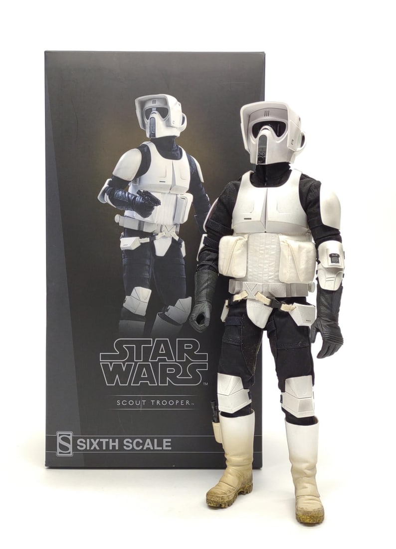 Sideshow Star Wars Scout Trooper 1/6 Scale Figure Auction