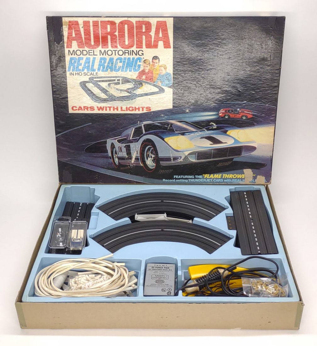 Vintage Aurora Real Racing Slot Car Toy Set (1970) Auction