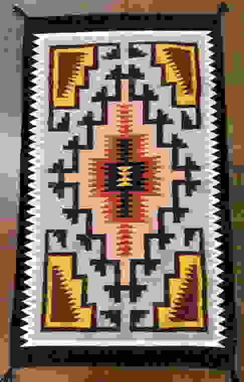 Two Grey Hills Navajo Weaving Auction