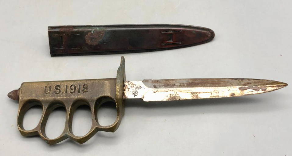 Original Us 1918 Trench Knife