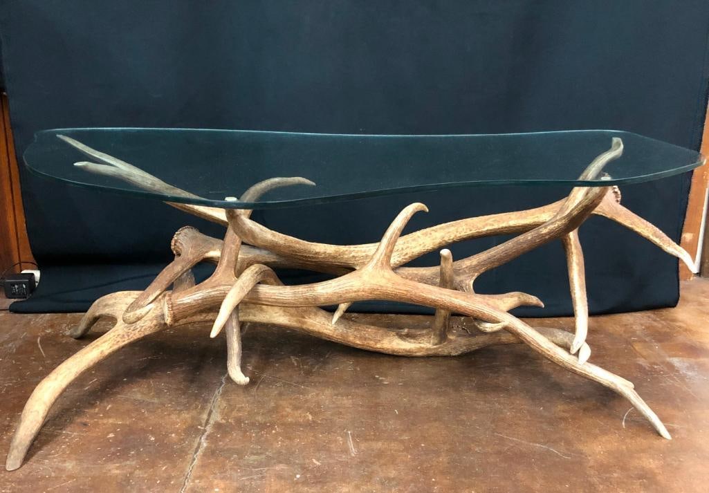 Custom Antler Coffee Table