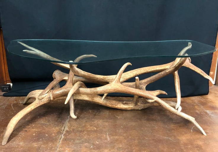 Custom Antler Coffee Table
