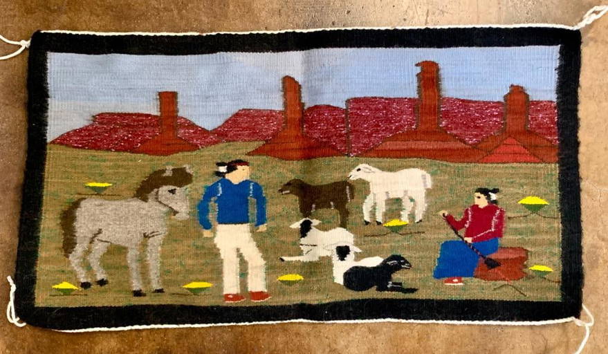 Traditional Scene Pictorial Rug