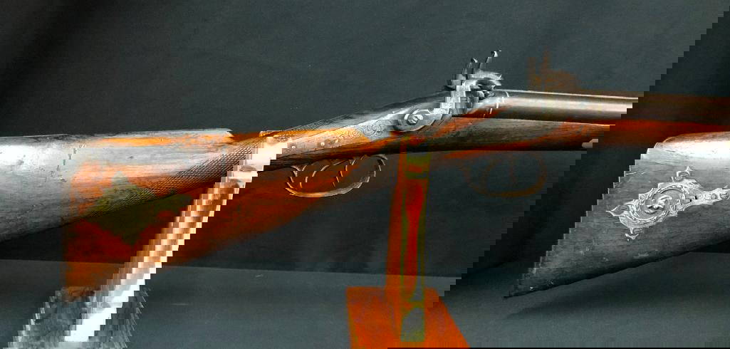 J. H. Mitchell Percussion Double Barrel Shotgun