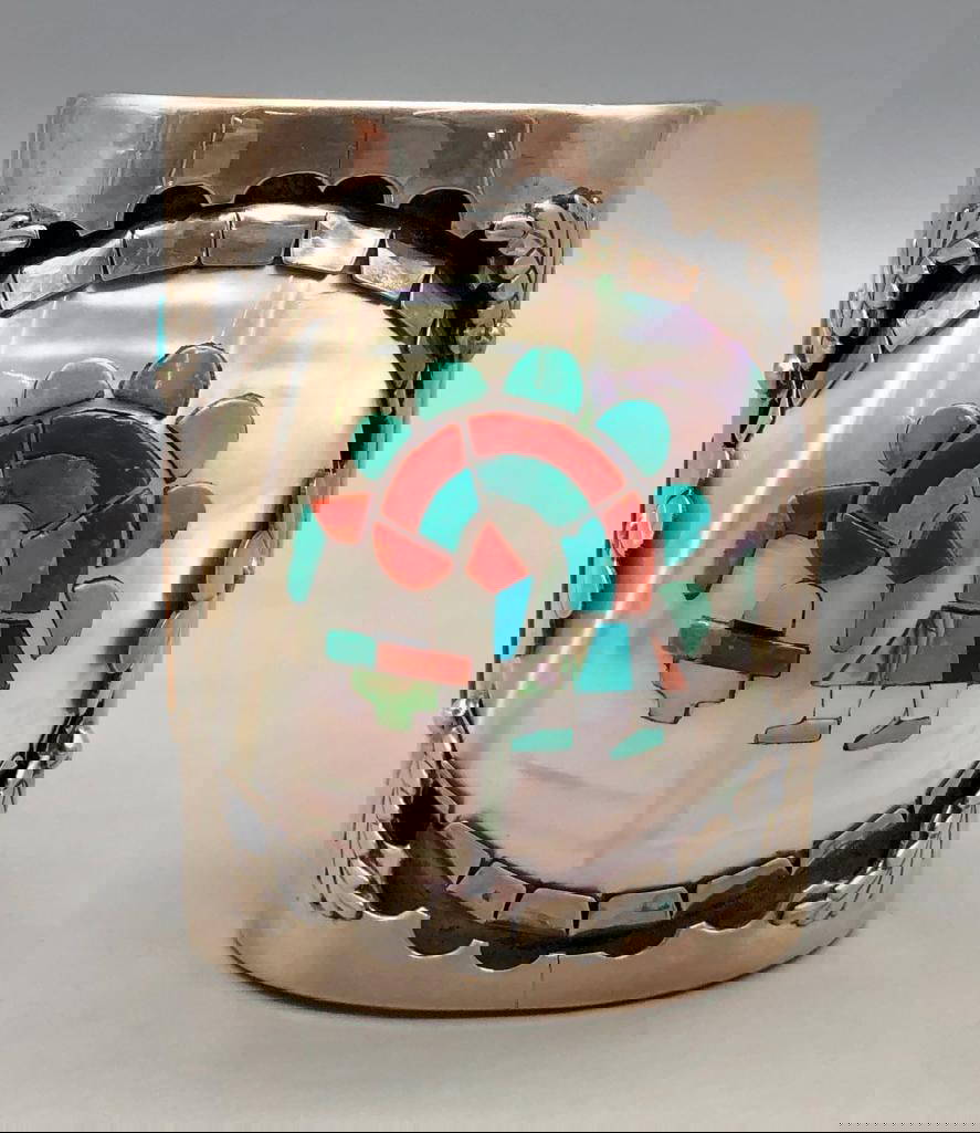 Huge J. Quam Inlay Bracelet Auction