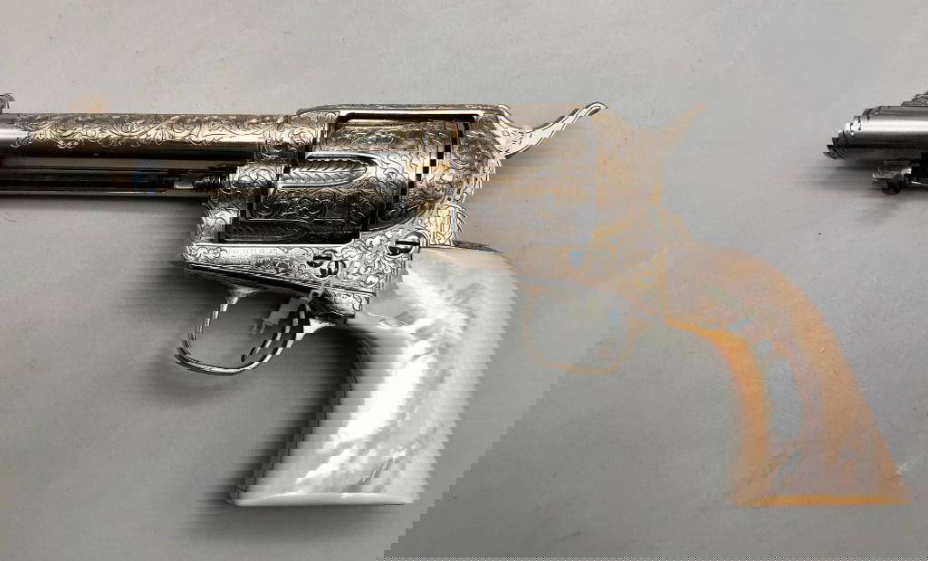 Colt Saa Engraved Revolver Auction