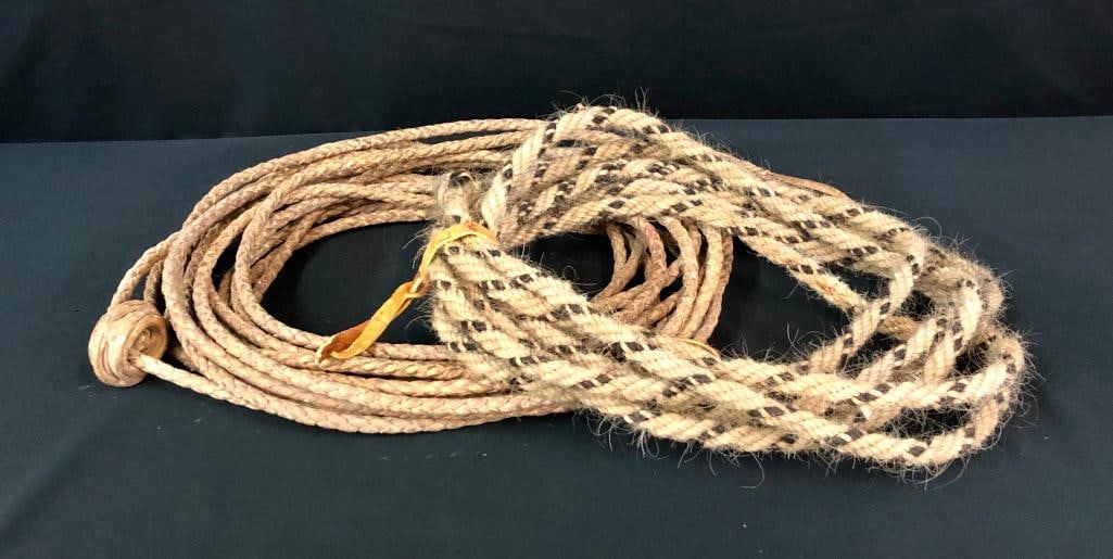 Rawhide Reata And Horsehair Mecate Auction