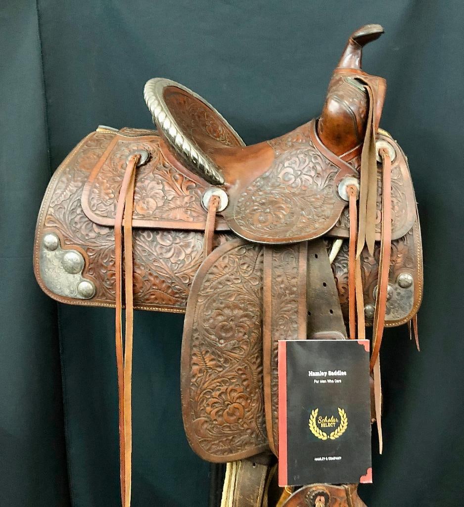 Fancy Antique Hamley Saddle Auction