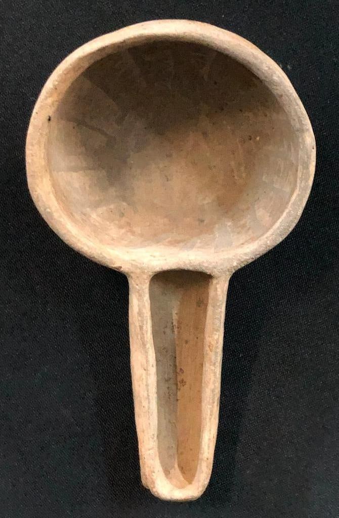 Prehistoric Anasazi Pottery Ladle Auction