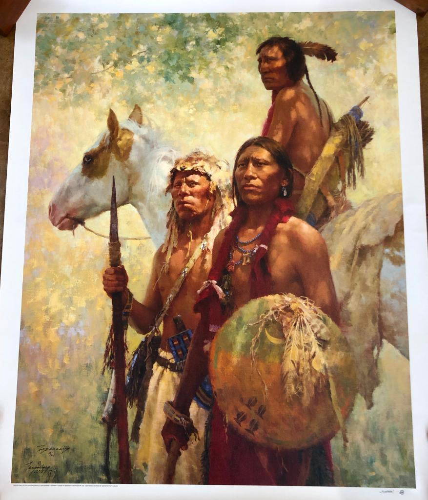 "protectors Of The Cheyenne People" By Howard Terpning Auction