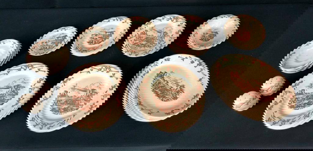 1940s 1950s El Rancho Pattern Wallace China