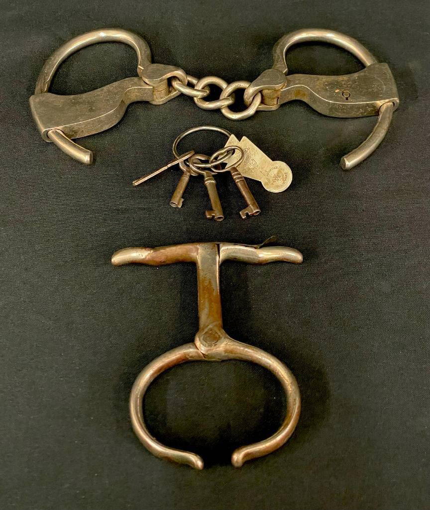 Vintage Handcuff And Come-along Auction