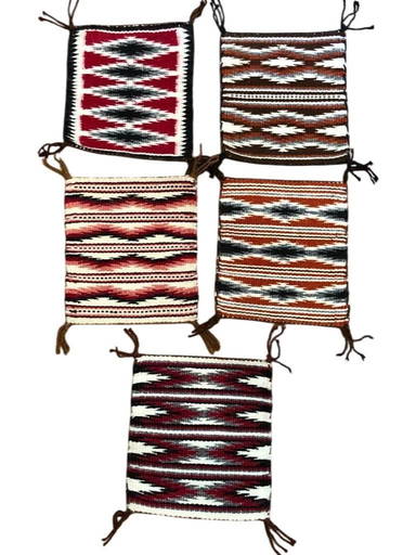 Five Very Fine Miniature Navajo Weavings