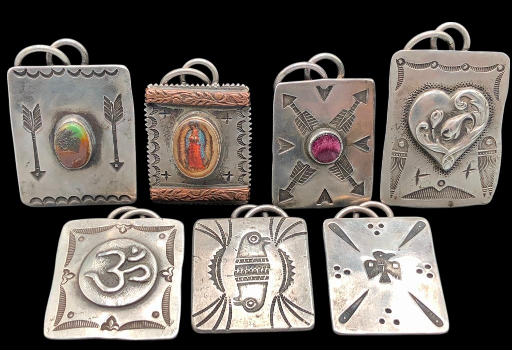 Group Of Seven Sterling Silver Tabs By Shackelford - Jul 09, 2025 ...