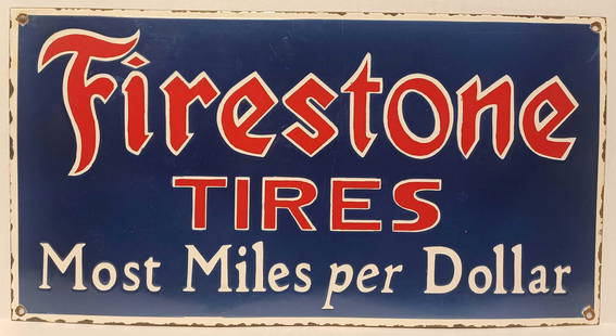 Vintage Firestone Sign