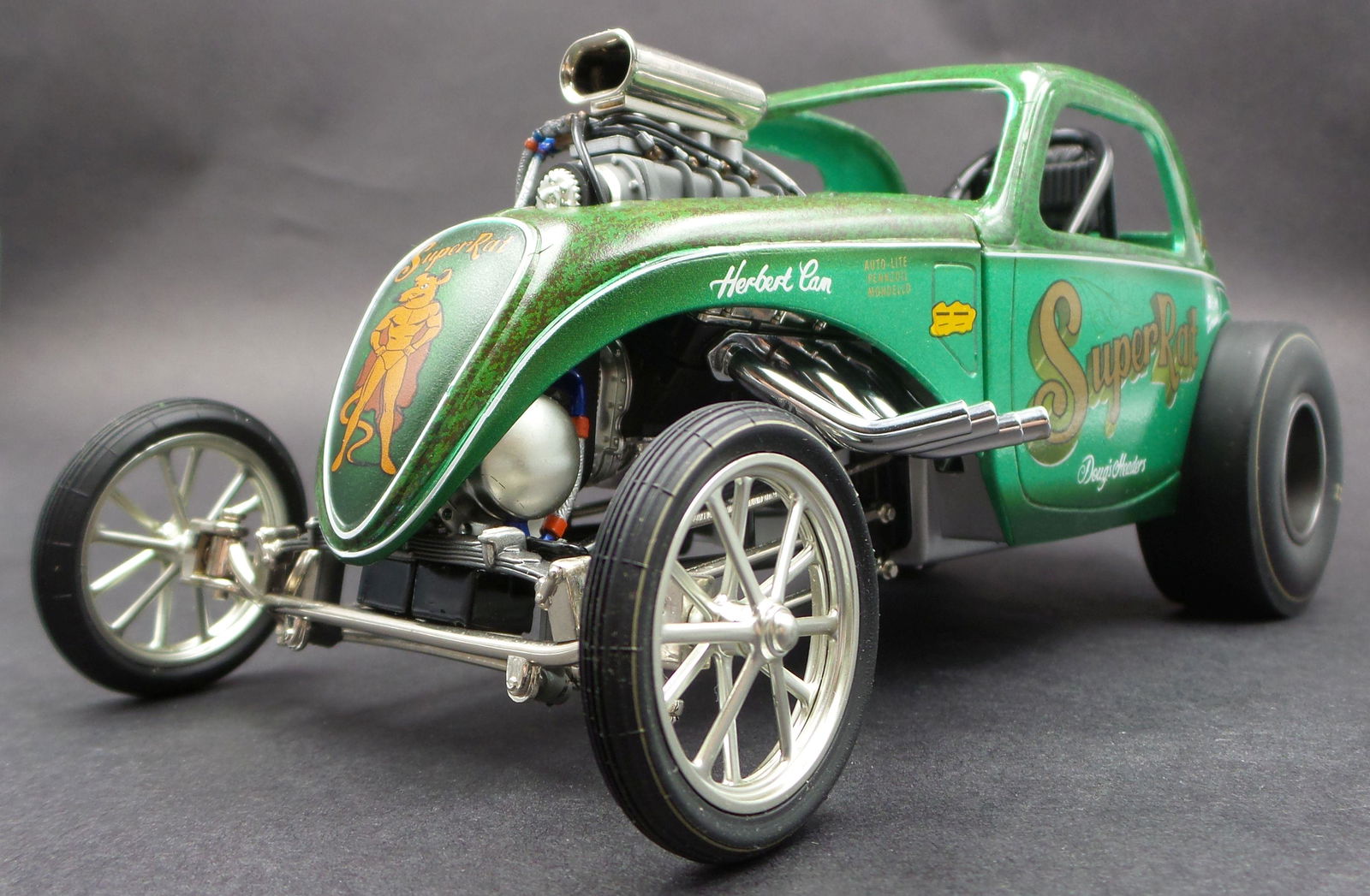 Acme 1965 "super Rat" Altered Fiat Topolino Dragster Limited Edition ...