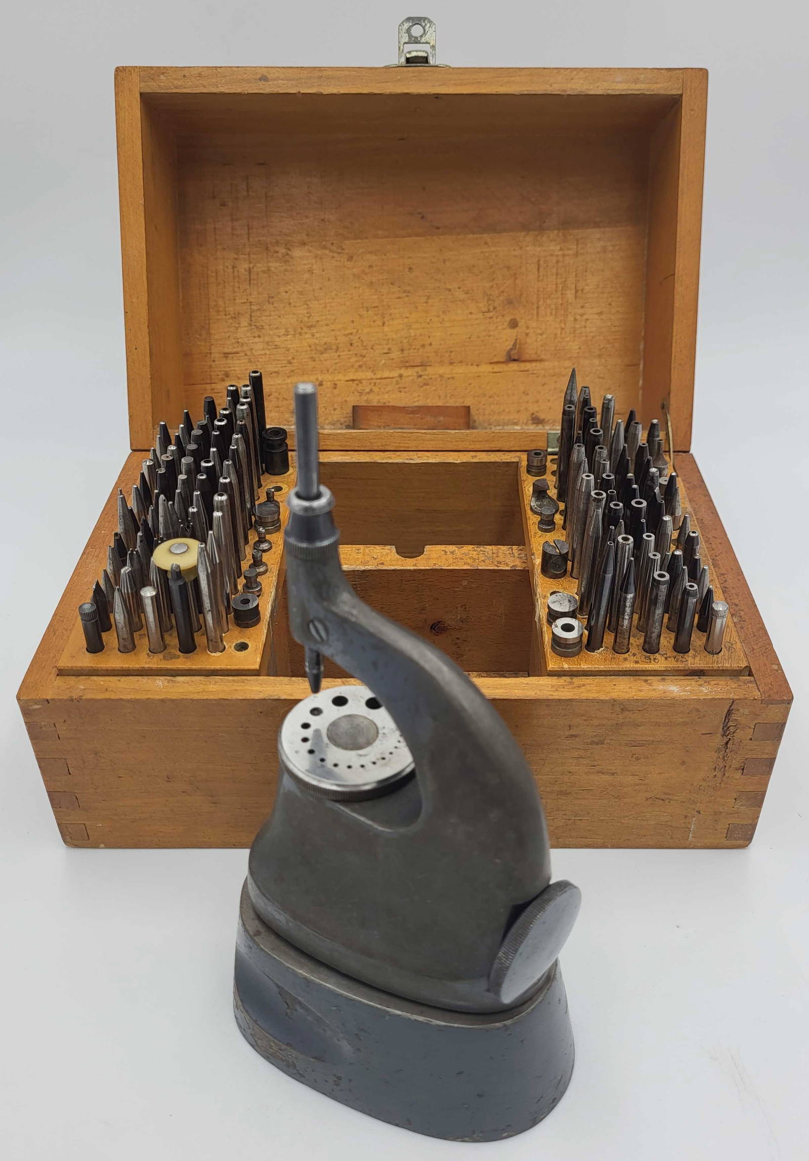 Antique 1900s Boley Watchmakers Tool Set /w Box Auction