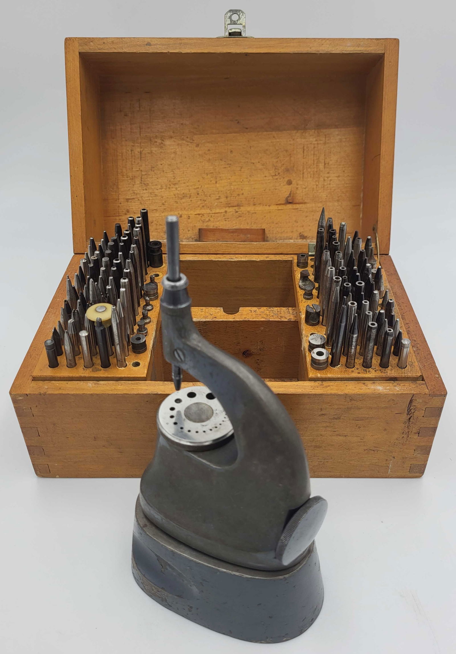 Antique 1900s Boley Watchmakers Tool Set /w Box Auction