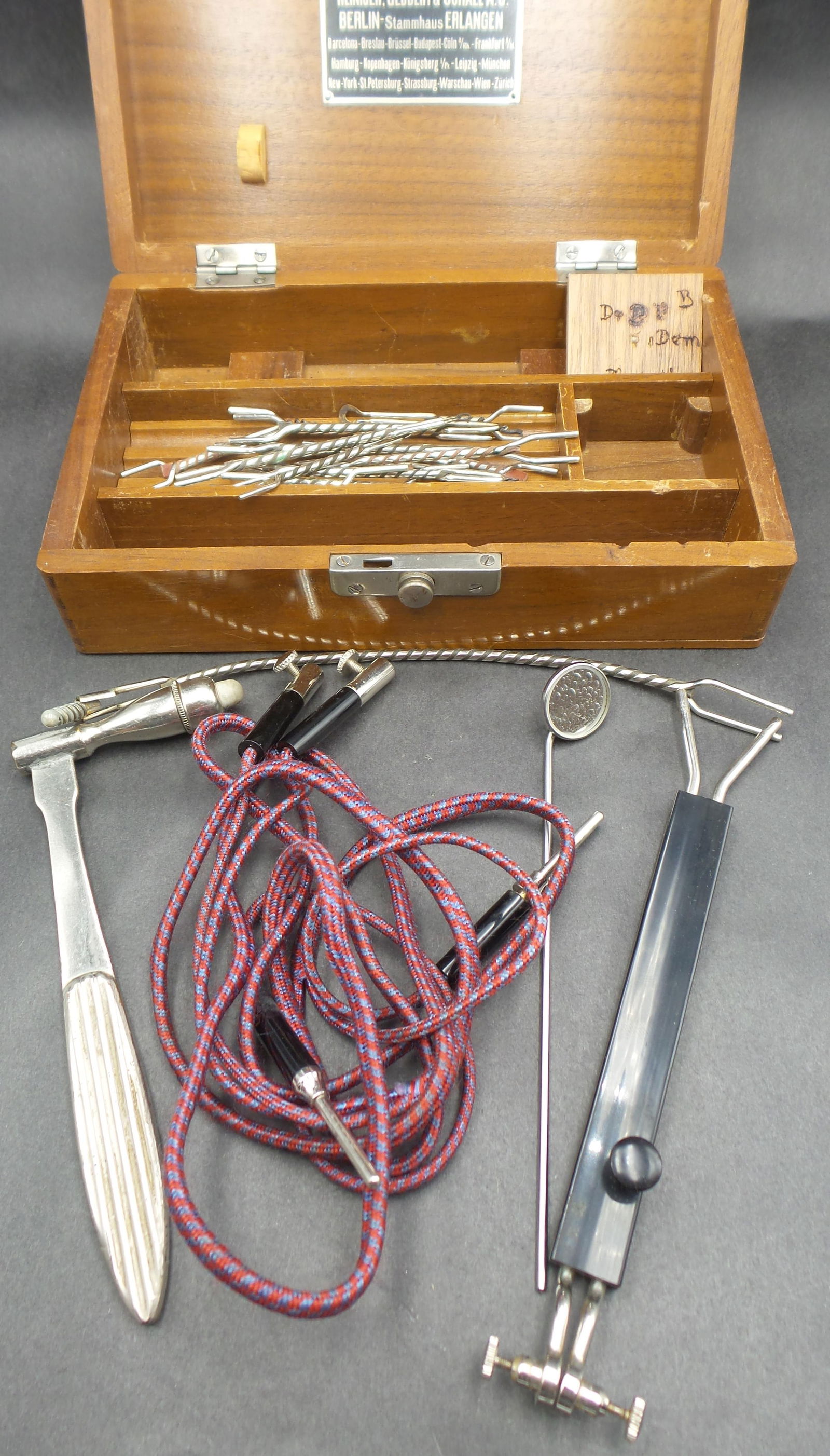 Antique 1900s European Medical Devices In Original Case Auction