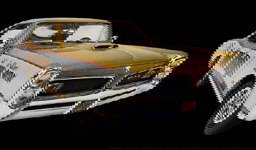 Vintage Ertl 1966 Pontiac Gto “geeto Tiger?? Diecast Model Car 1:18 Scale