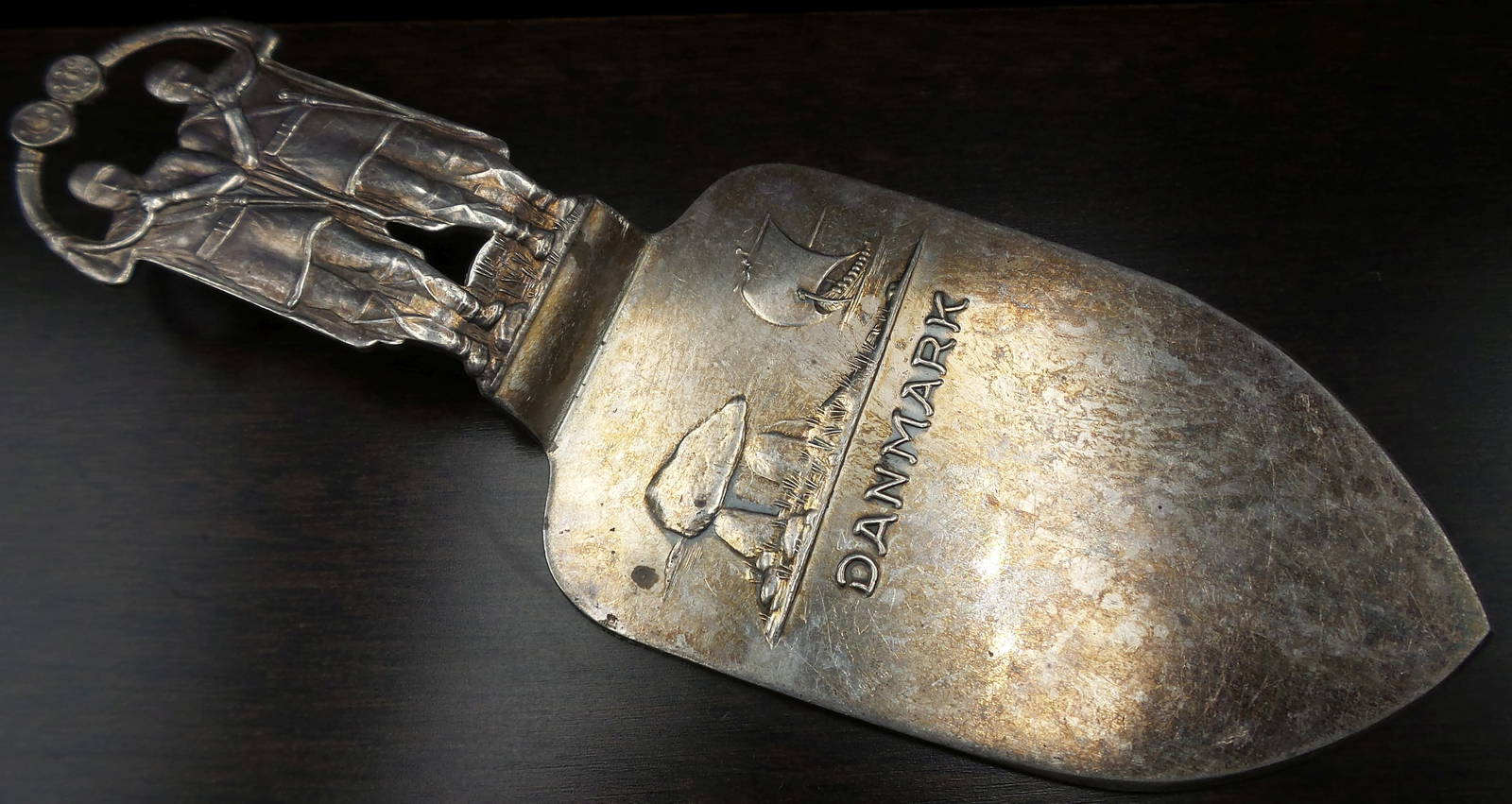 Rare Vintage Mid-century Axel Prip Denmark Silverplate Souvenir Serving ...