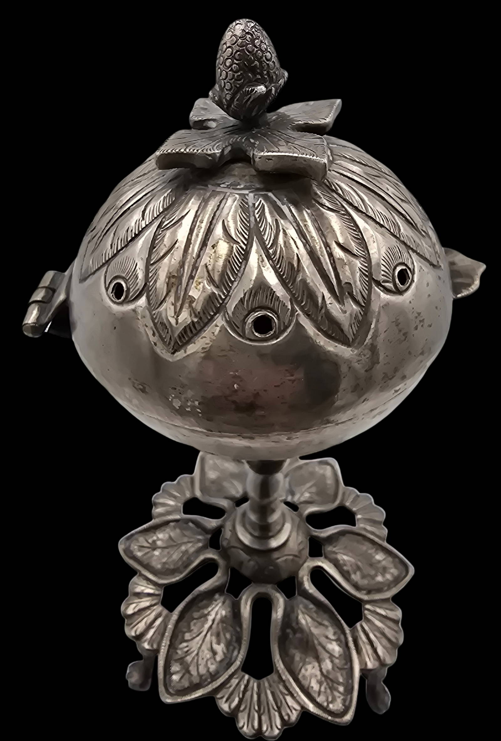 Rare 18th Century Spanish Colonial Sterling Silver Catholic Incense ...