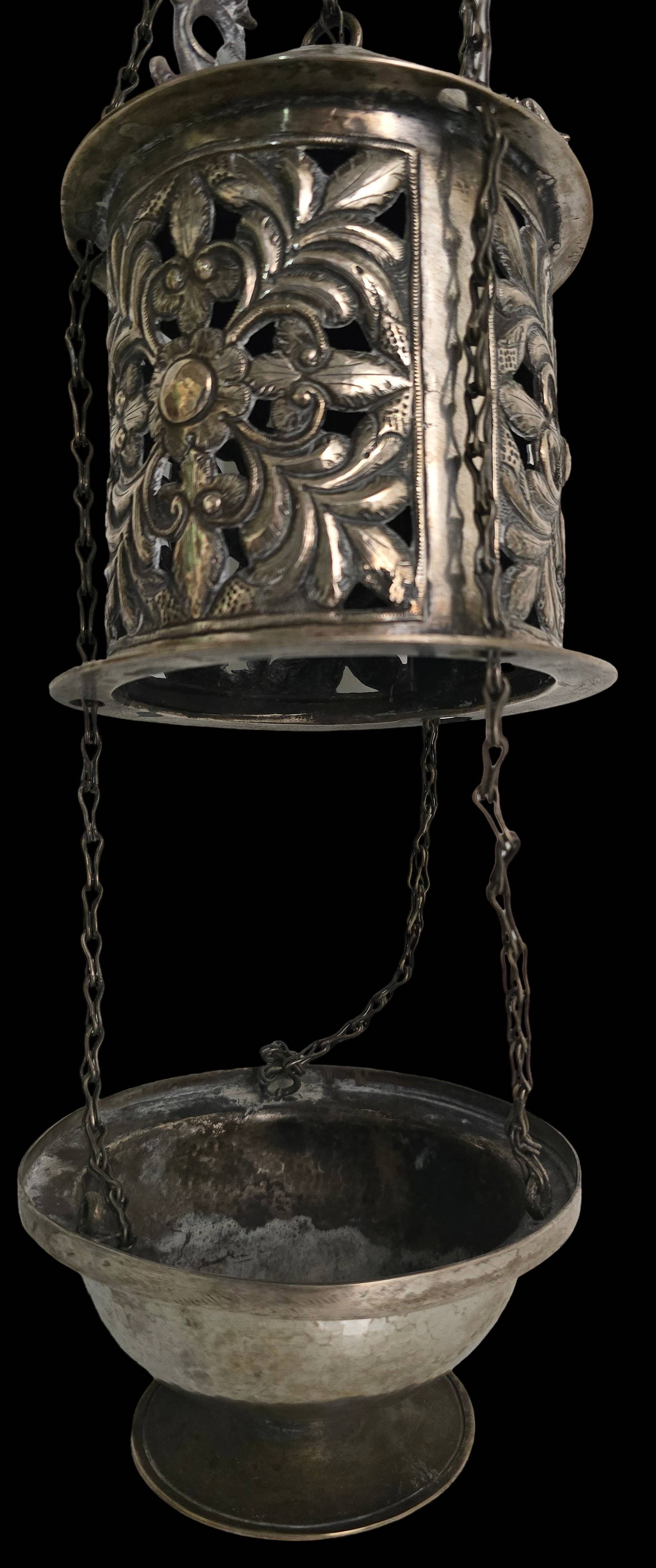 Rare 18th Century Spanish Colonial Sterling Silver Incense Thurible ...