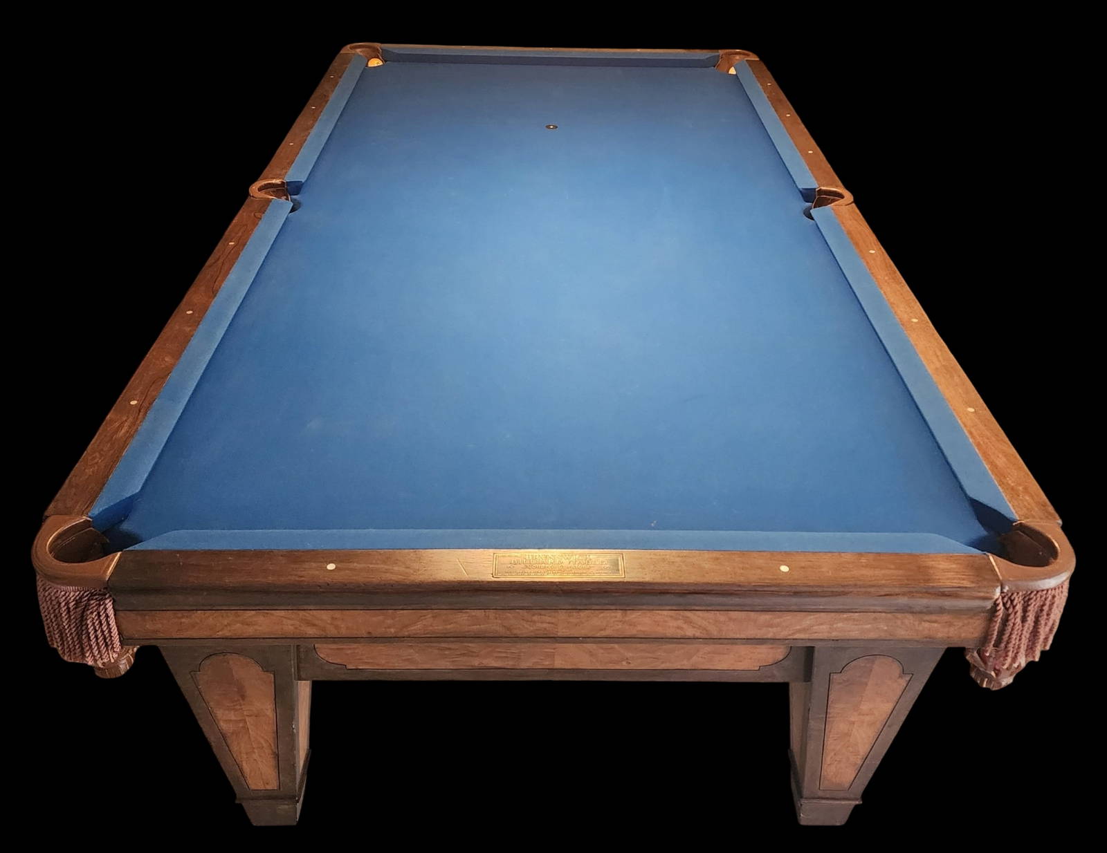 Very Rare 1920s Brunswick "grand" Pool Billiard Table Auction