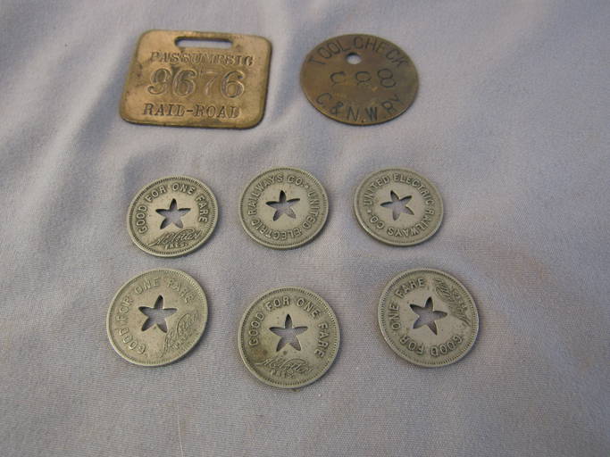 Railroad Tokens & Tags. United Electric Railway