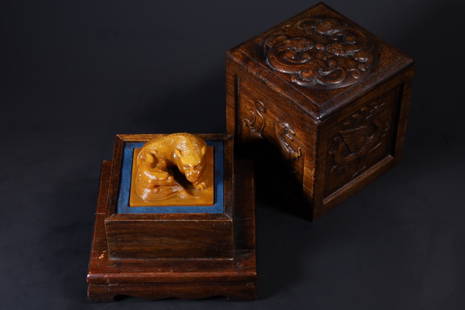 Shoushan Stone Carving Of Hippo