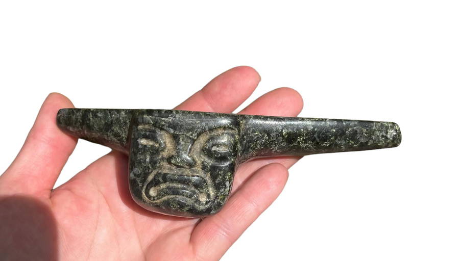 Pre-Columbian Jade Olmec Blood Spoon (#0005) on Dec 08, 2022 | Auctions ...