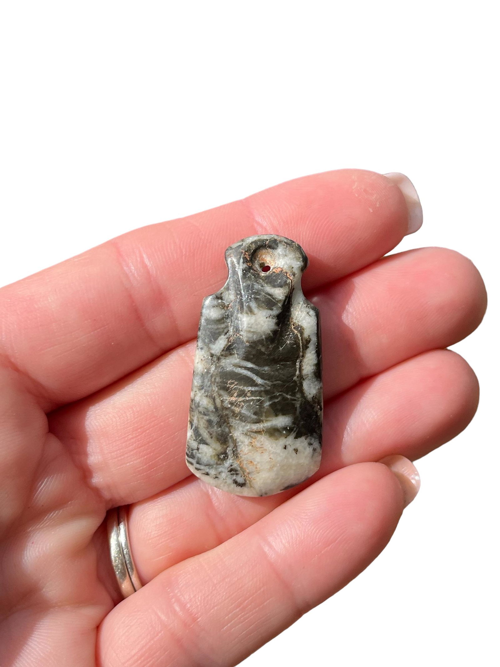 Pre-Columbian Carved Stone Harpy Eagle Pendant - Dec 08, 2022 ...