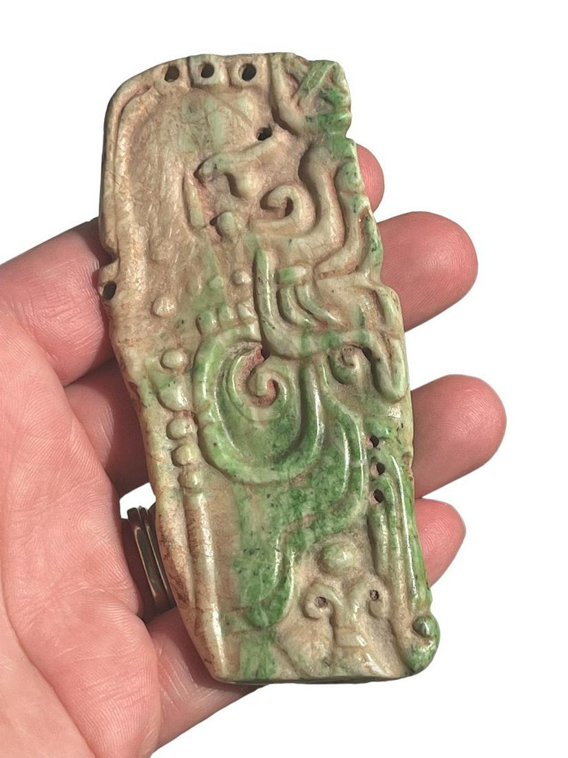Pre-Columbian Mayan Jade Pectoral - Mar 02, 2023 | Auctions 4 America ...
