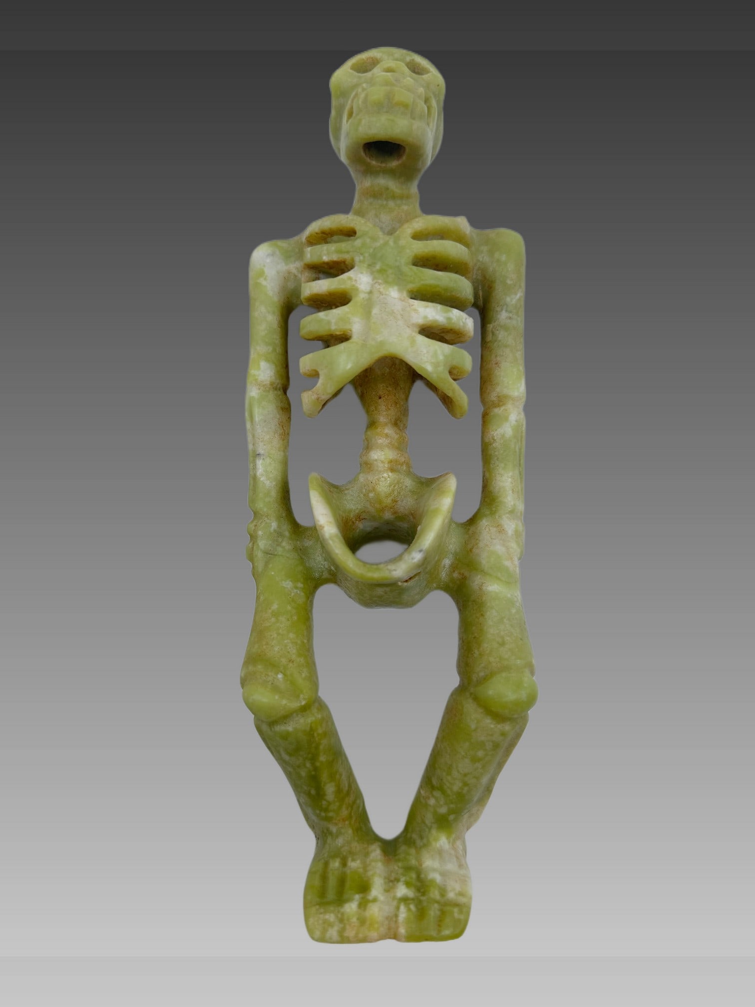 Antique Jade Skeleton Idol Auction
