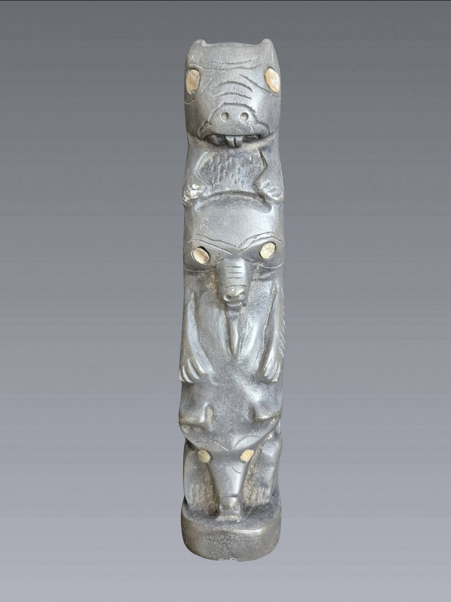 Northwest Stacked Totem Carving - Jun 21, 2025 | Auctions 4 America Inc ...