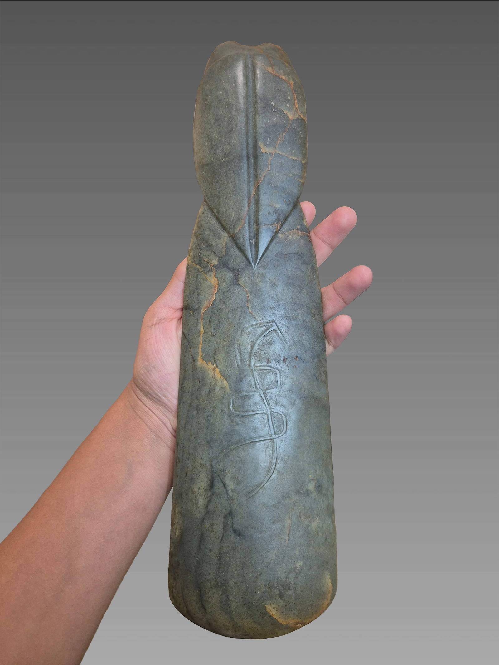 Ancient Ceremonial Jade Cobra Axe Auction