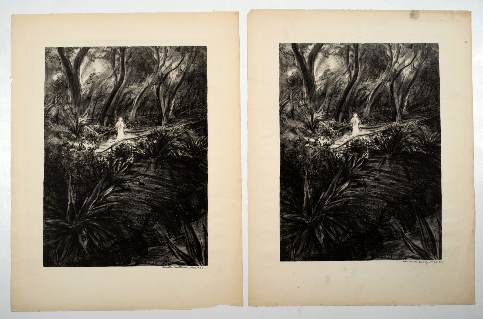 Kenneth Hartwell (1891 1949), Pair Of Landscapes