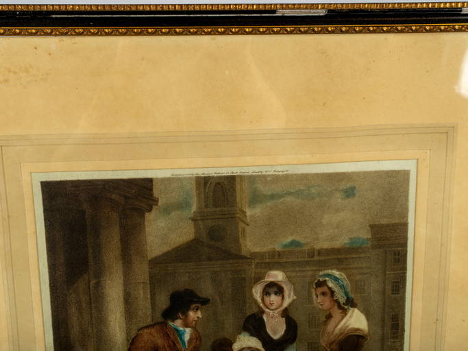 Seven Antique E. Jackson Stodart Engravings, After Francis Wheatley Ra ...