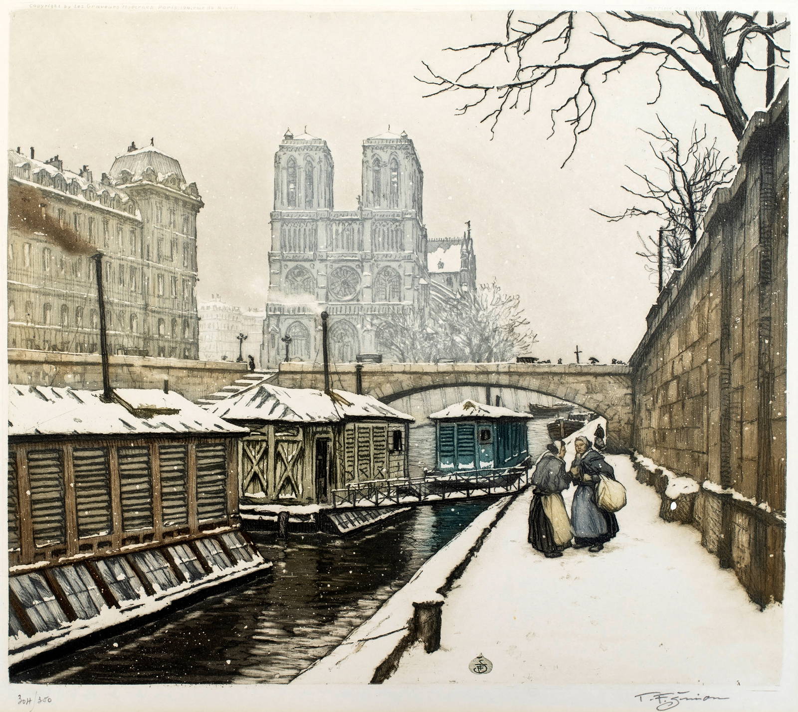 Tavik F. Simon (1877-1942) Petite Pont Auction