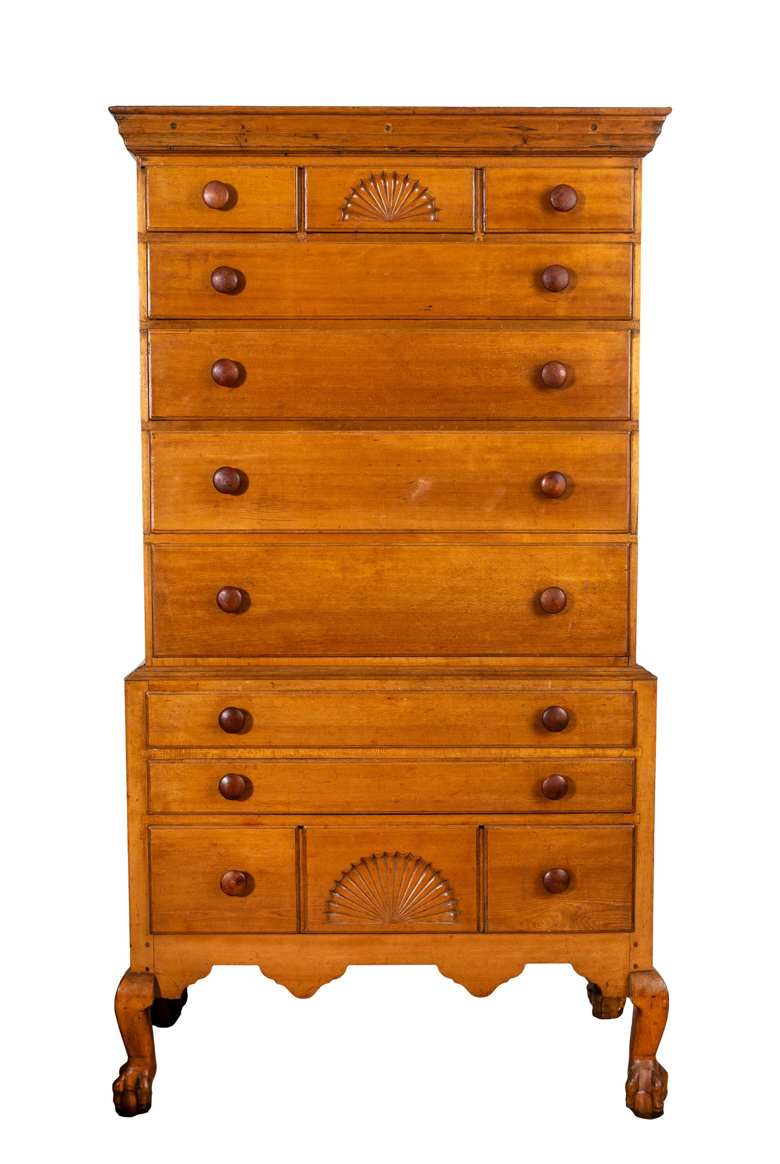 A New Hampshire Queen Anne Birch Highboy, Dunlap School - Jun 22, 2025 ...