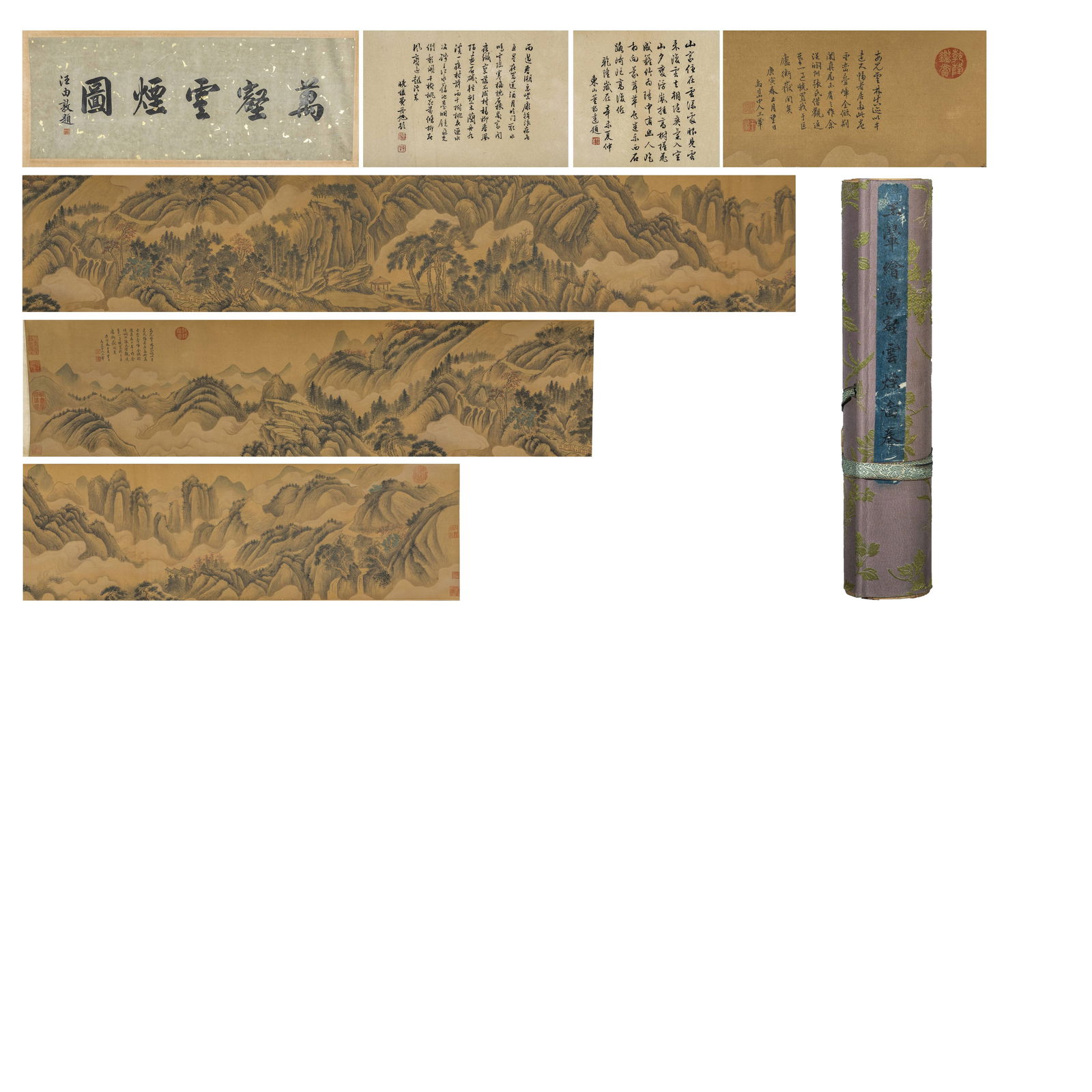 A Scroll Of Landscape Painting By Wang Hui. Auction
