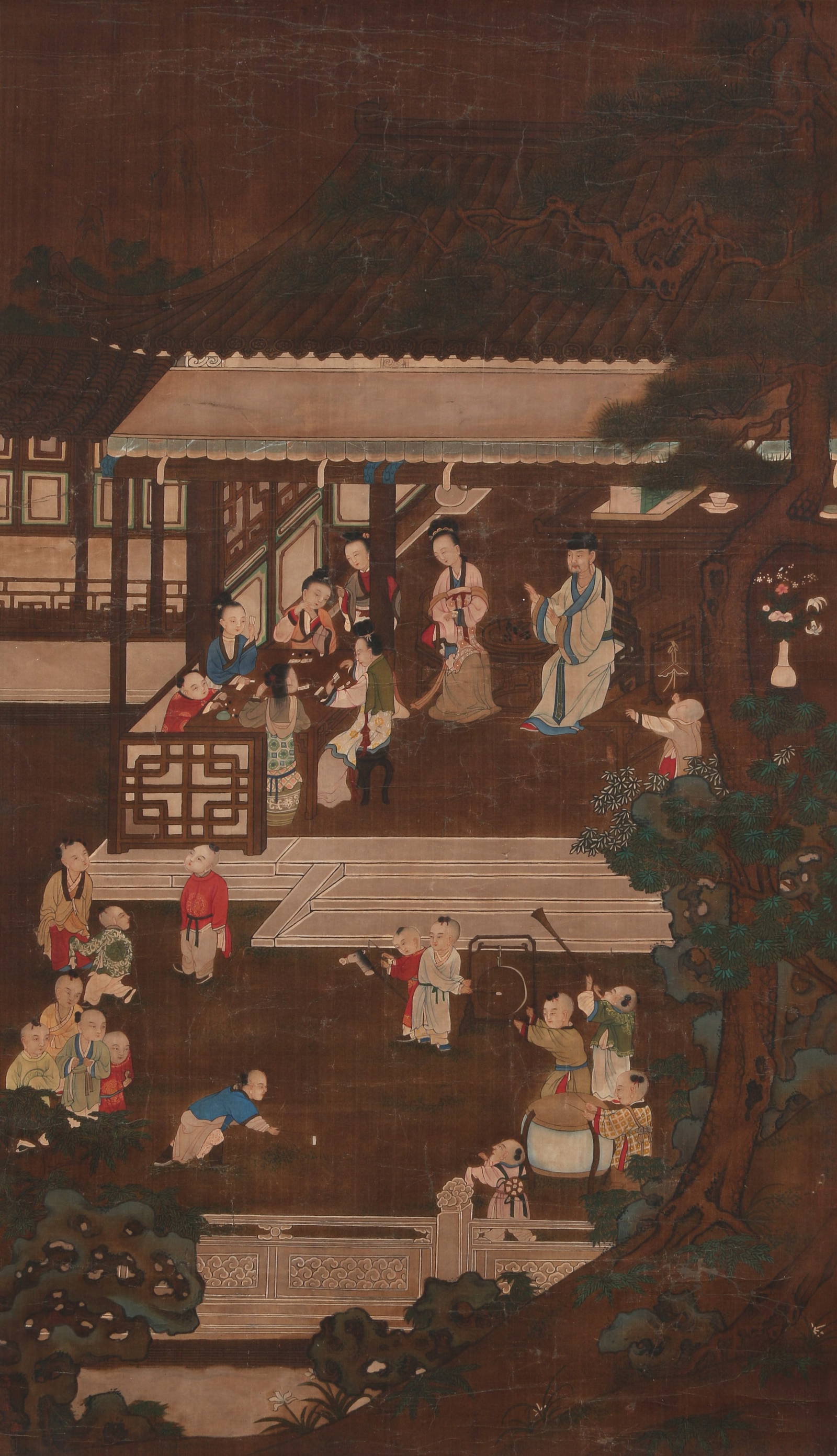 Buy A Narrative Figure Painting On Silk By Su Hanchen.苏汉臣 | Ancient Charm Auctions In Pa