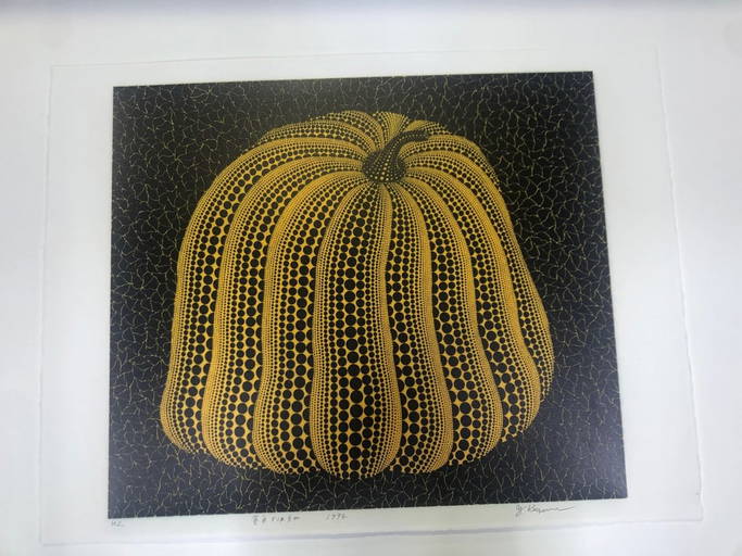 Yayoi Kusama Yellow Pumpkin Color Screenprint 1994 Hc Artist's Proof